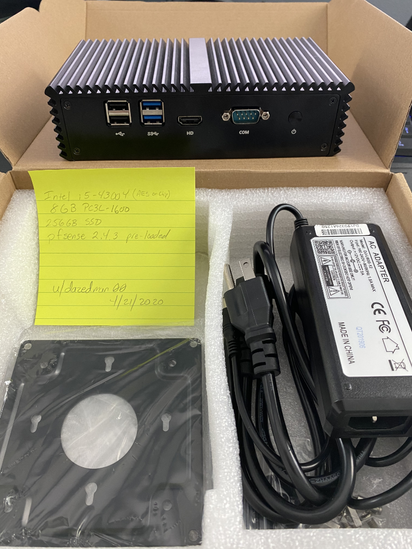 [FS] [US-FL] low power mini pc / pfsense appliance : r/homelabsales